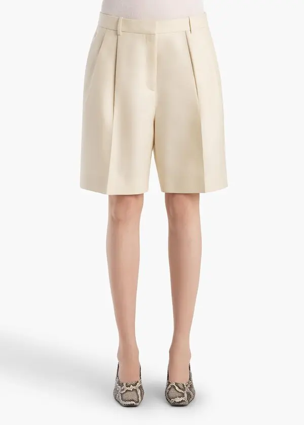 Khaite Auggie Knee-length Tailored Shorts