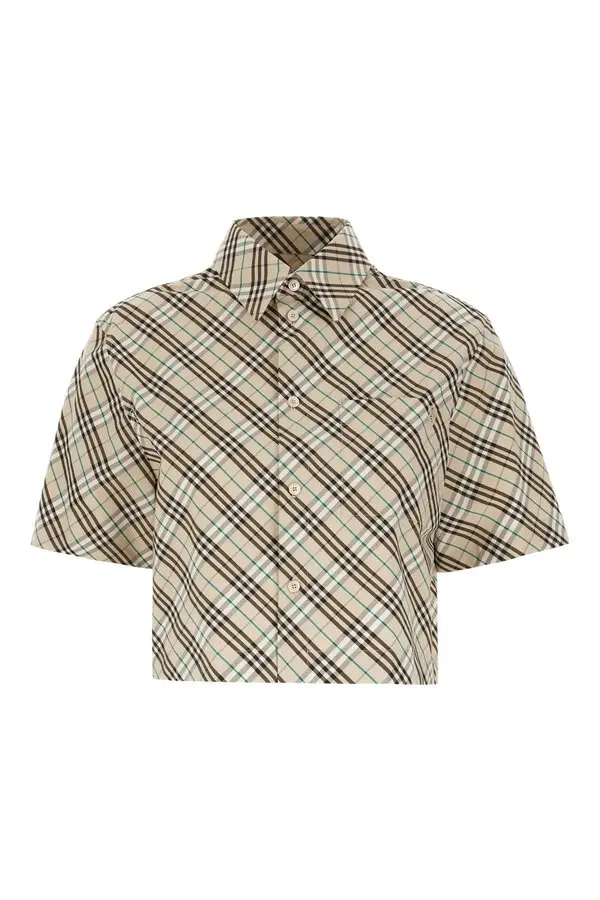Burberry Classic Collar Plaid Shirt - Multicolor