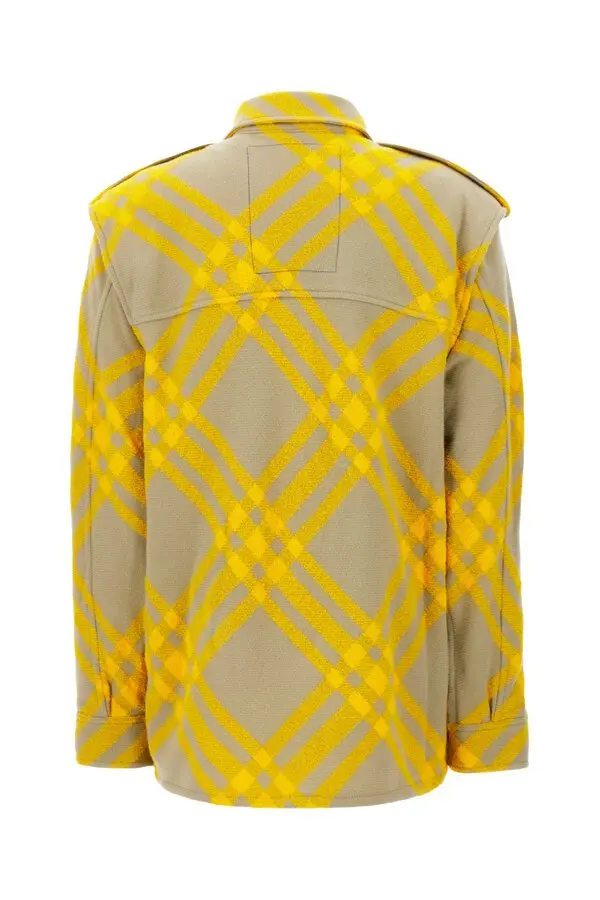 Burberry Plaid Shirt With Zipper Detail
