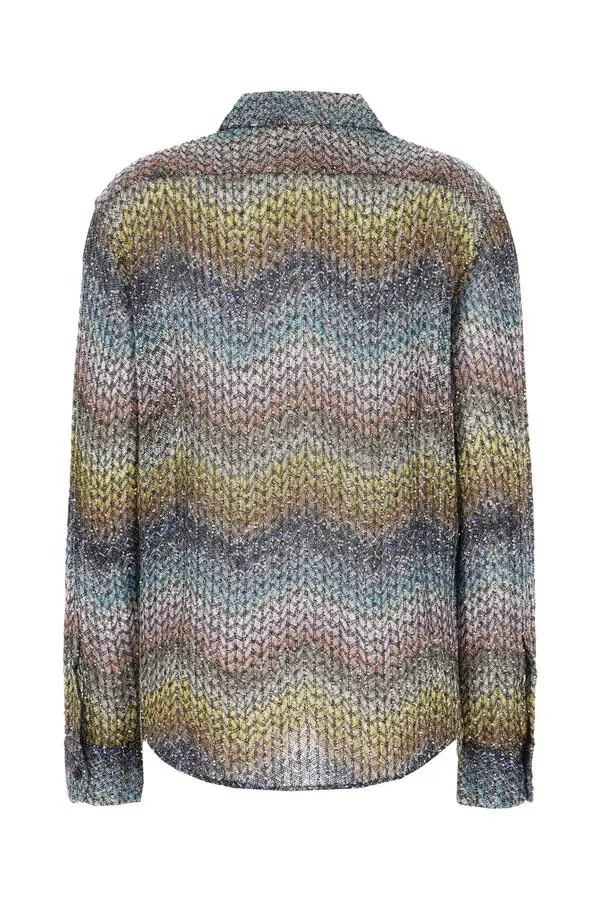 Missoni Striped Knit Shirt - Multicolor