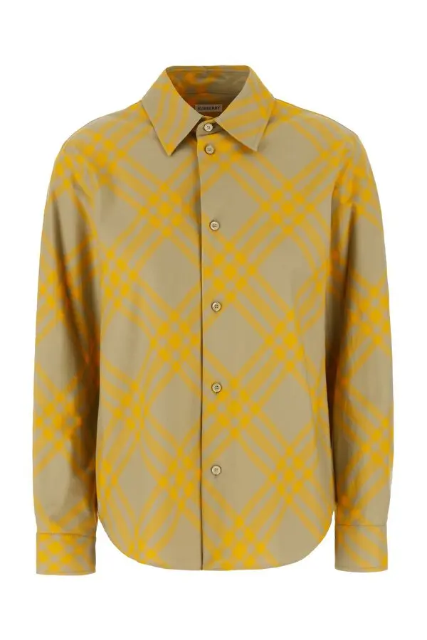 Burberry Plaid Button-up Shirt