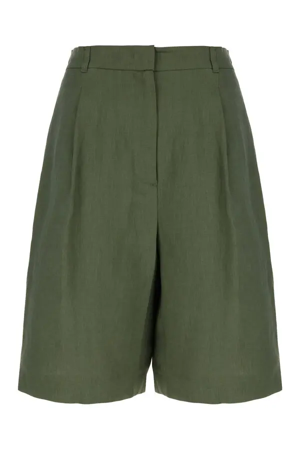 Max Mara Tailored Pleated Shorts - Multicolor