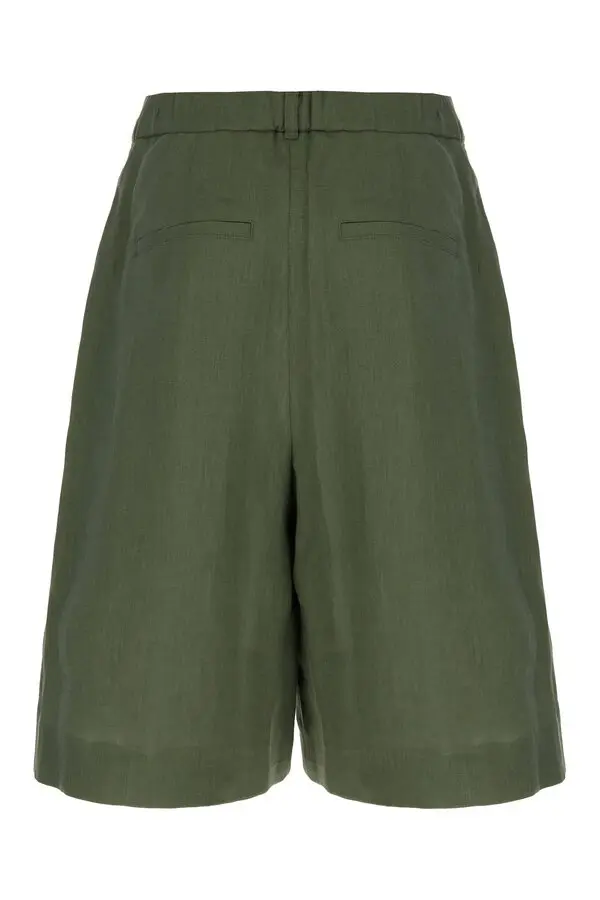 Max Mara Tailored Pleated Shorts - Multicolor