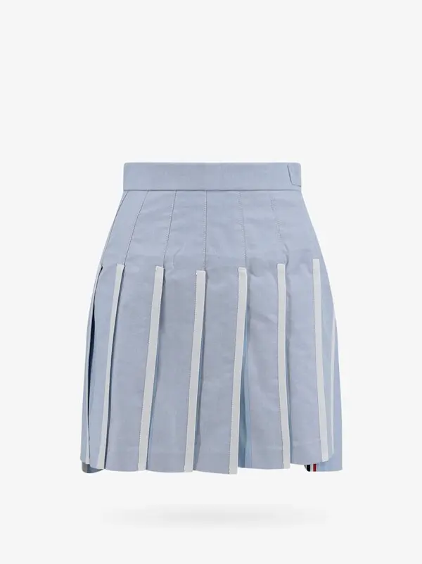 Thom Browne Pleated Skirt With Trim Detail