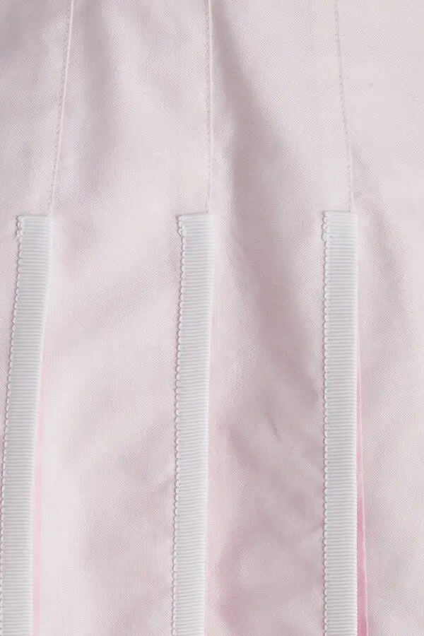 Thom Browne Pleated Skirt With Trim Detail