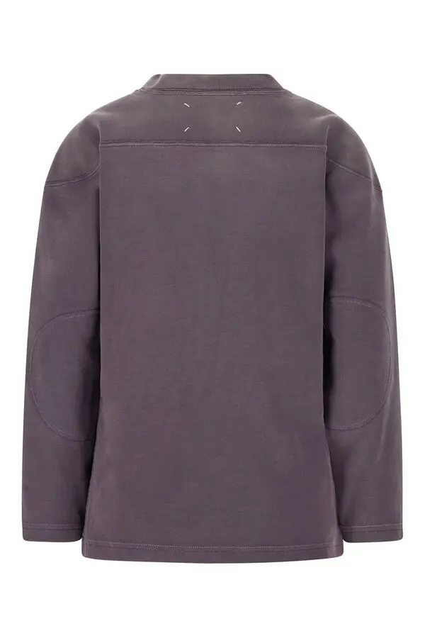 MAISON MARGIELA Crewneck Sweatshirt With Numeric And Logo Detailing