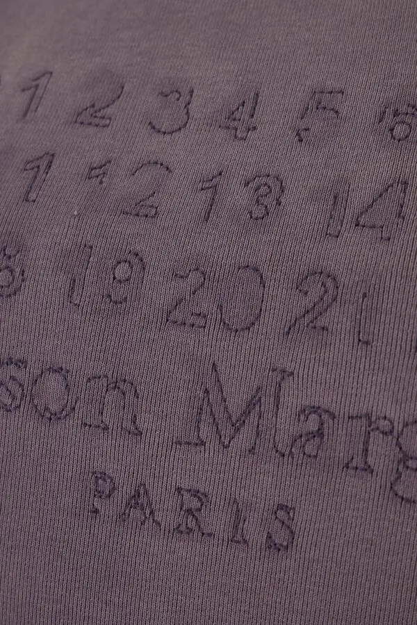 MAISON MARGIELA Crewneck Sweatshirt With Numeric And Logo Detailing
