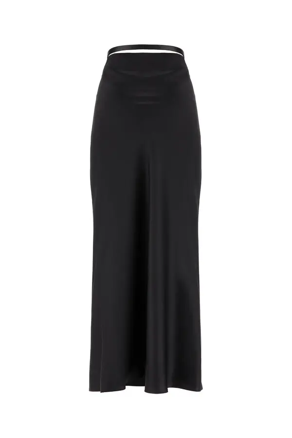 TOM FORD Black Skirt With Belt Detail
