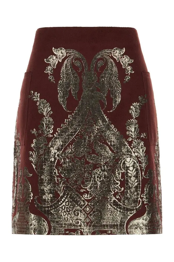 Etro Embroidered Skirt