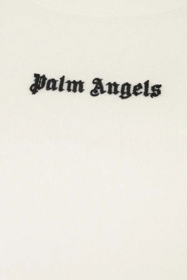 Palm Angels Logo Knit Tank Top