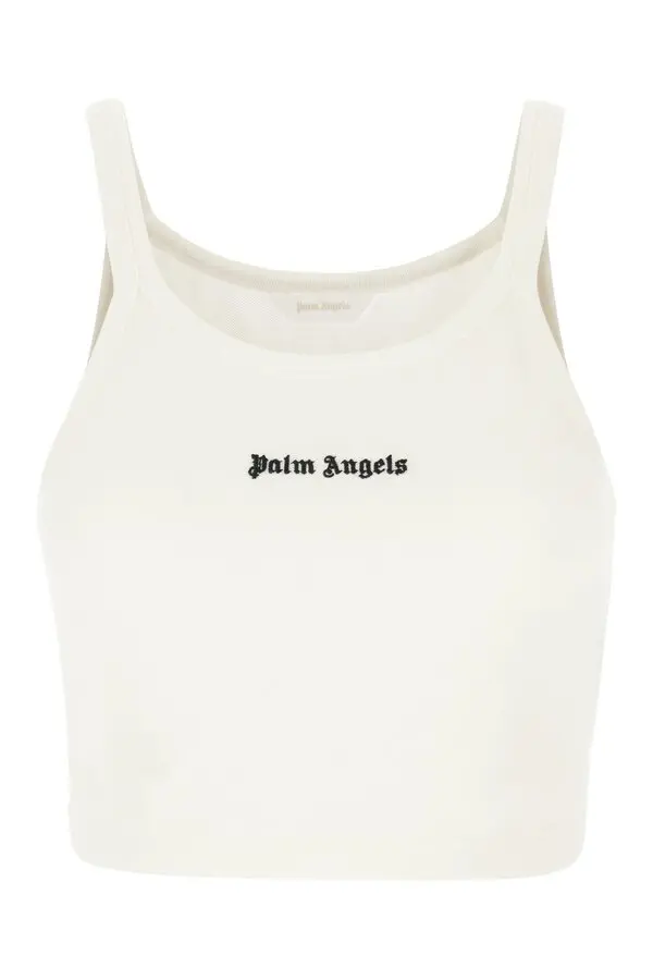 Palm Angels Logo Knit Tank Top - Multicolor