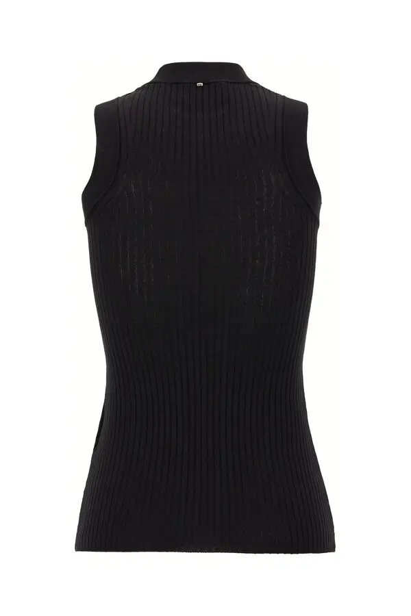 Sportmax Ribbed Sleeveless Top