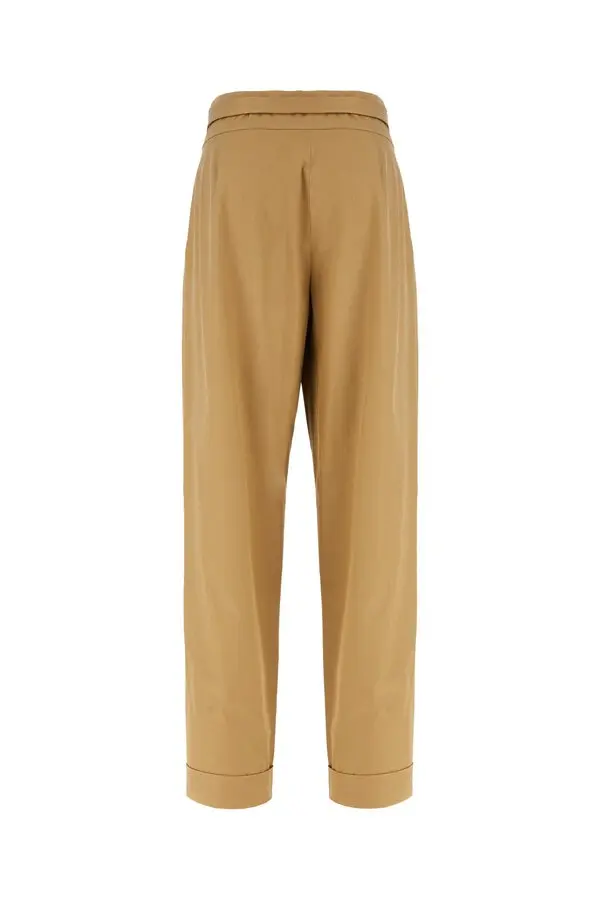 Saint Laurent Belted Trousers - Multicolor