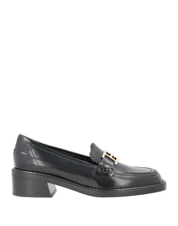 Bally Calfskin Loafers With Metal Detailing