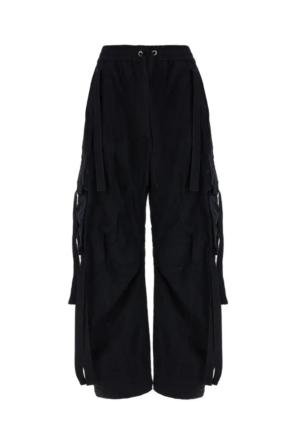 Dolce & Gabbana Black Cargo Trousers - Multicolor