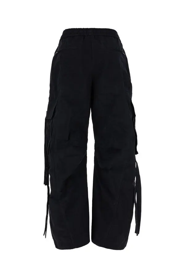 Dolce & Gabbana Black Cargo Trousers - Multicolor