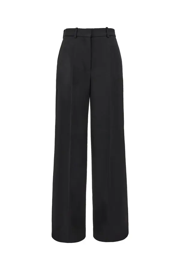 LANVIN Tailored Wide Leg Trousers - Multicolor