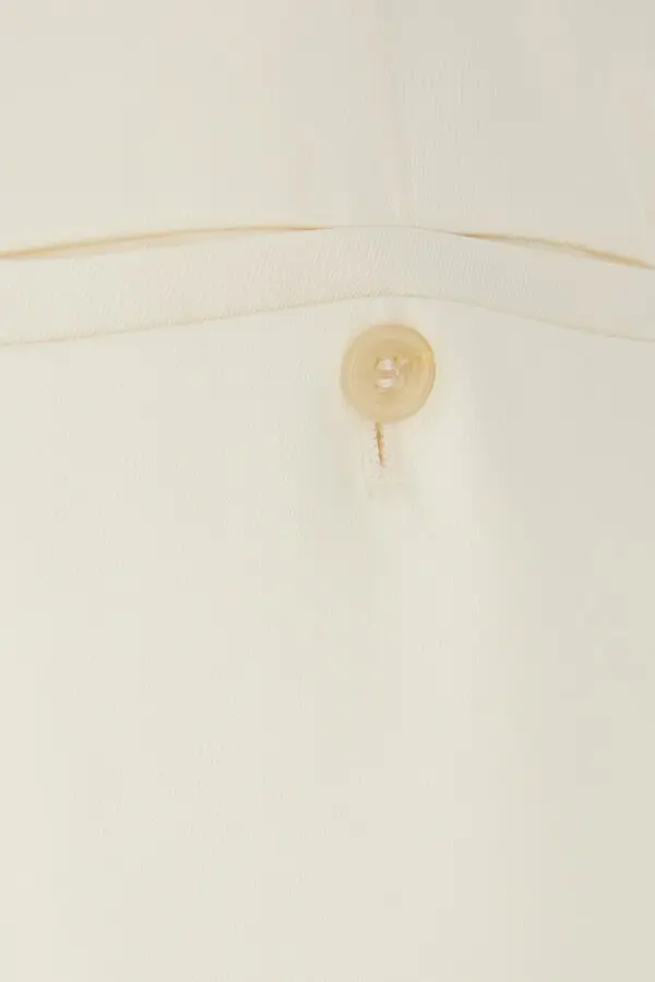 Alberta Ferretti Cream Wide-leg Trousers