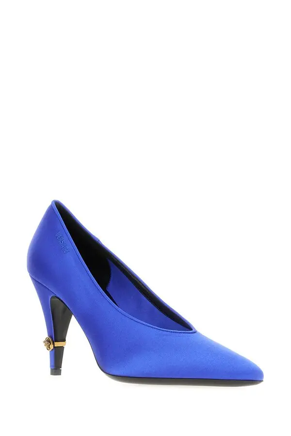 Versace Pointed Toe Stiletto Pumps - Multicolor