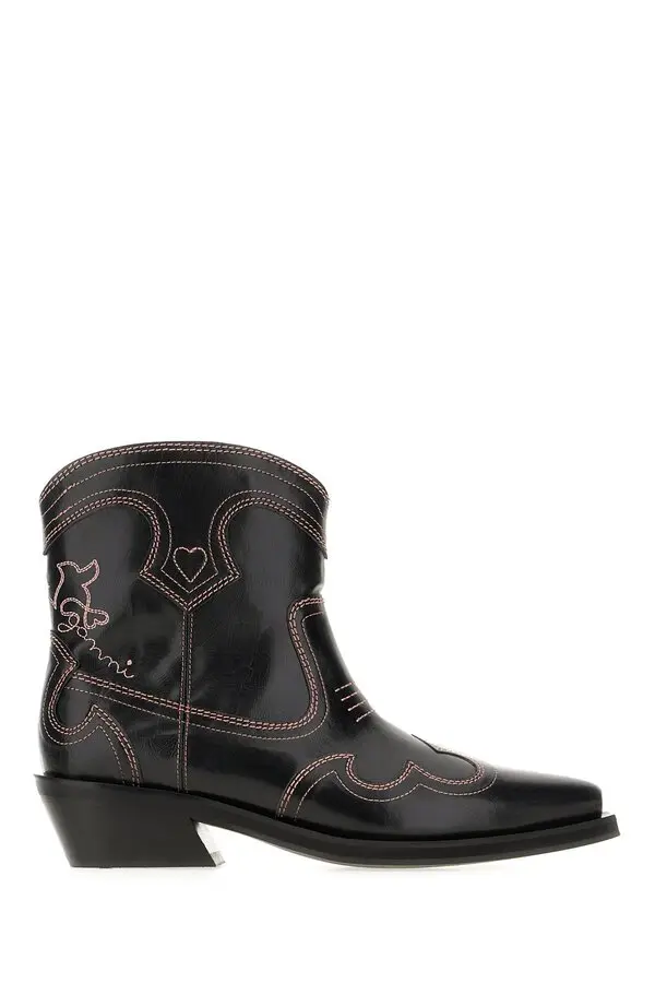 GANNI Ankle Boots - Multicolor