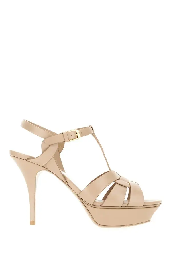 Saint Laurent Leather Heeled Sandals