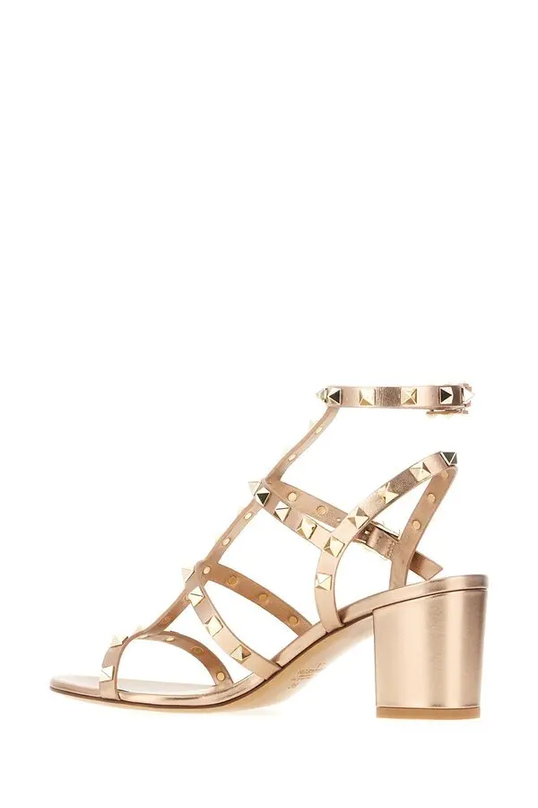 Valentino Garavani Studded Strappy Heeled Sandals - Multicolor