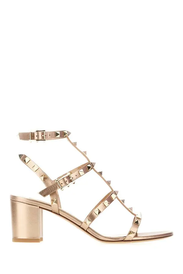 Valentino Garavani Studded Strappy Heeled Sandals - Multicolor