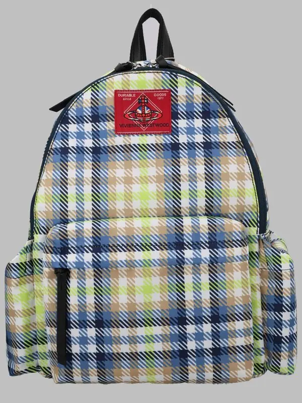 VIVIENNE WESTWOOD Tartan Print Backpack - Multicolor