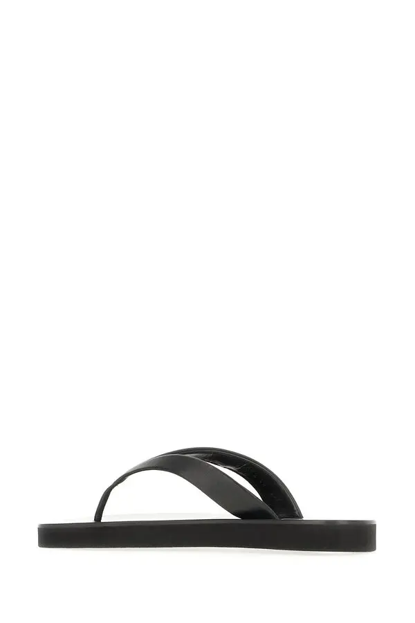 Gucci Leather Thong Slippers