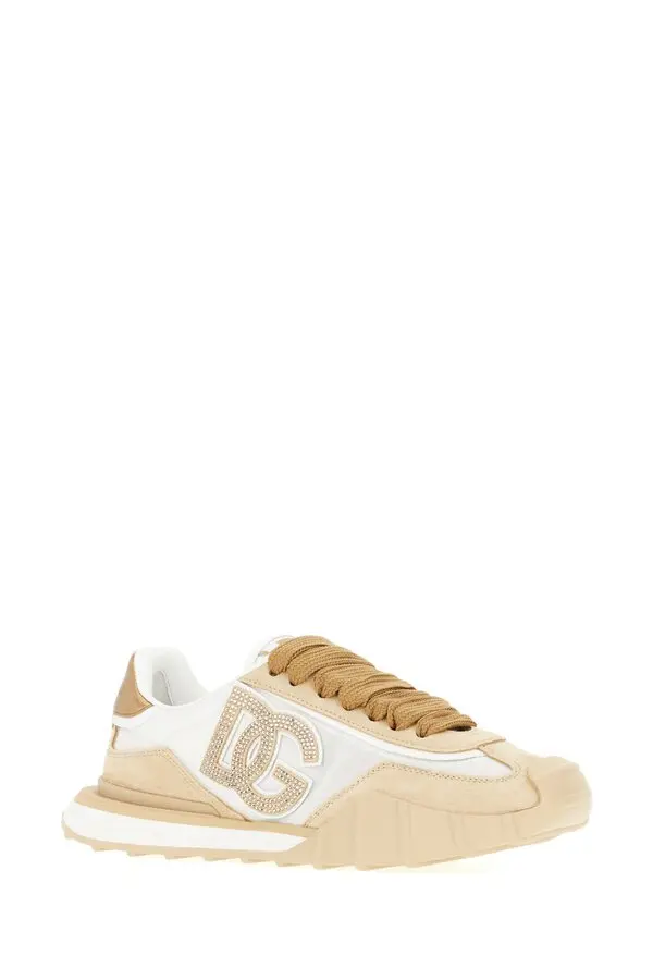 Dolce & Gabbana Embellished Logo Sneakers