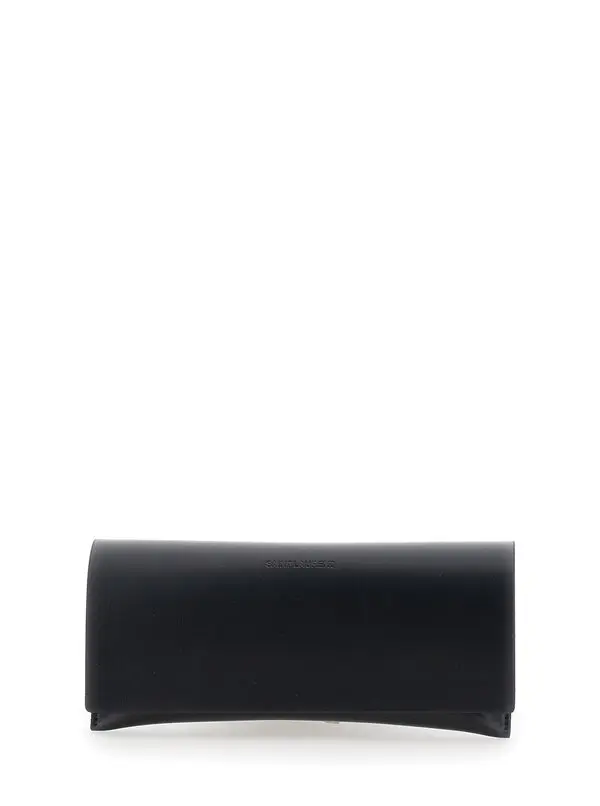 Saint Laurent Tortoiseshell Acetate Sunglasses With Cassandre Detail - Brown