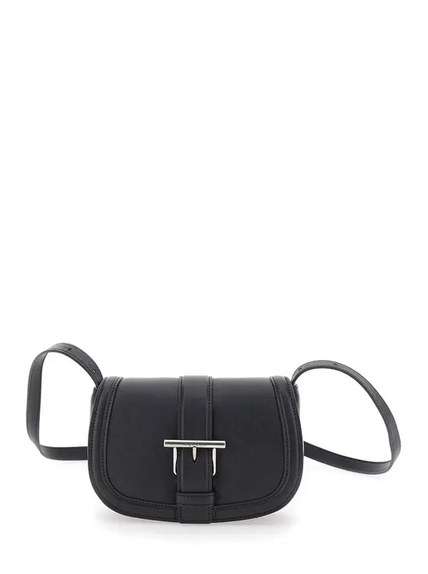 Alexander McQueen Leather Crossbody Bag With T-buckle - Multicolor