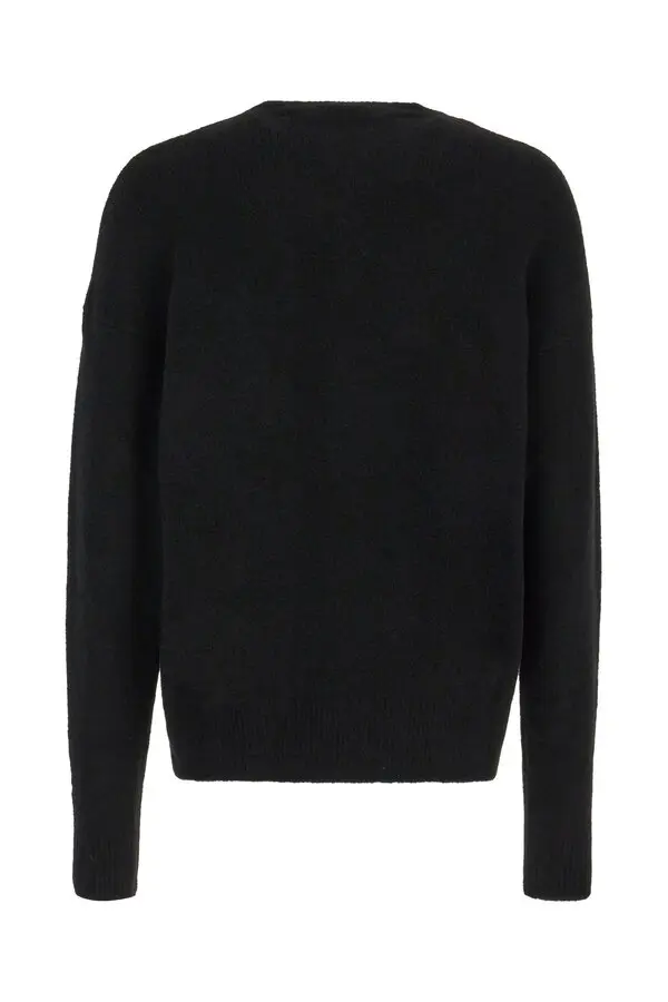 Palm Angels Ribbed Crew Neck Pullover