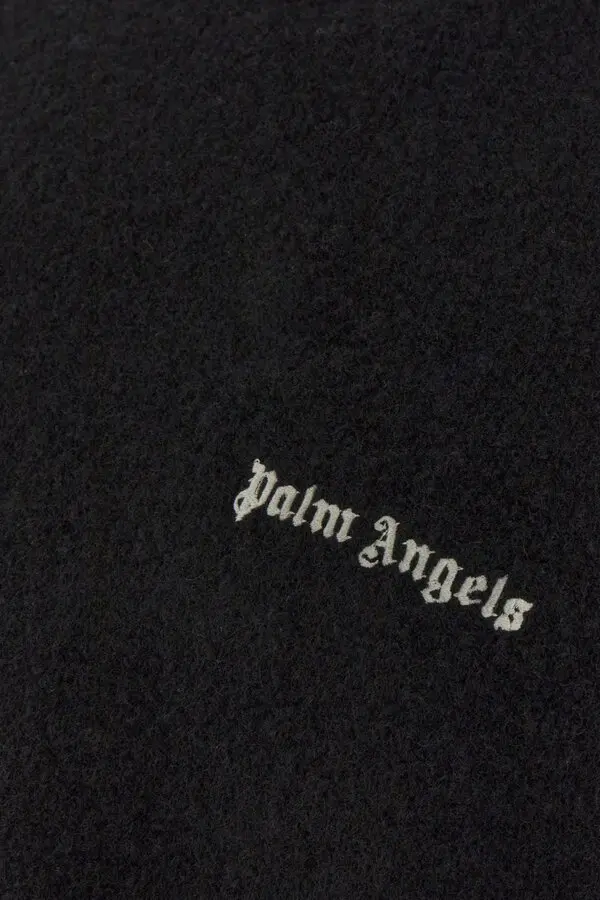 Palm Angels Ribbed Crew Neck Pullover