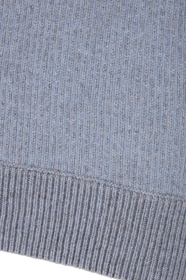 Zegna Cashmere Blend Turtleneck Sweater - Multicolor