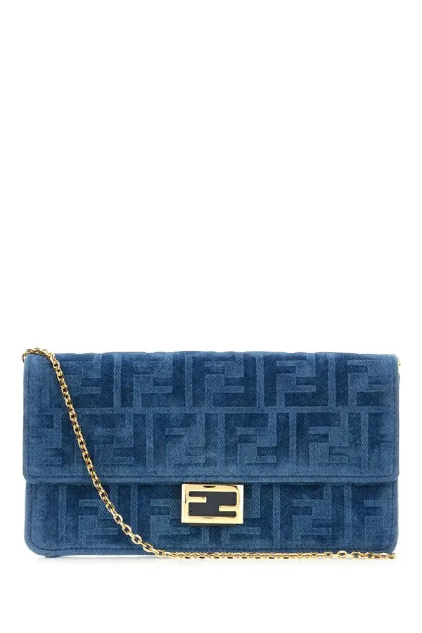 Fendi Wallet With Chain Strap - Multicolor