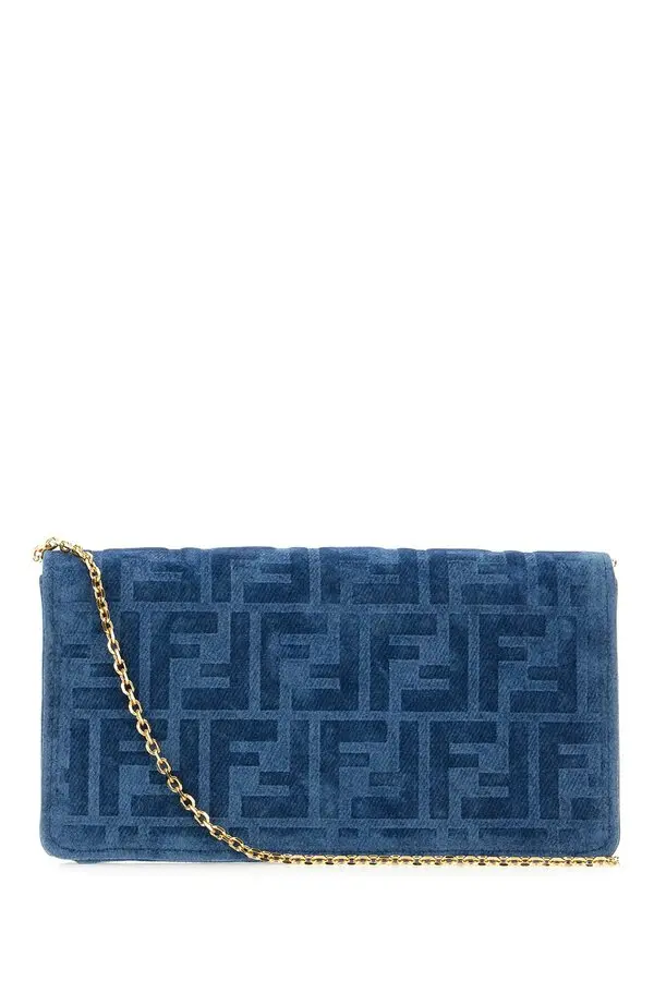 Fendi Wallet With Chain Strap - Multicolor