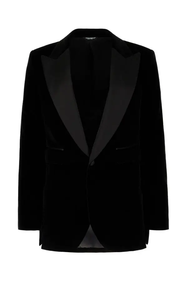 Dolce & Gabbana Velvet Blazer - Multicolor