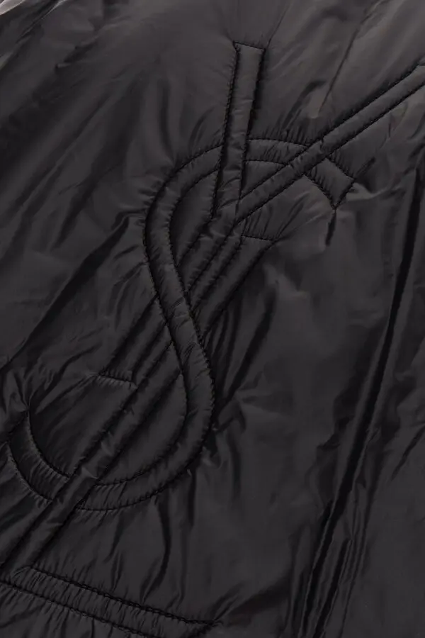 Saint Laurent Hooded Zip-up Jacket