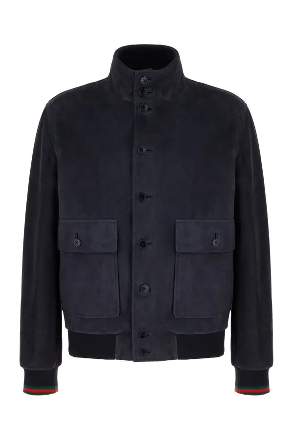 Gucci Suede Jacket - Multicolor