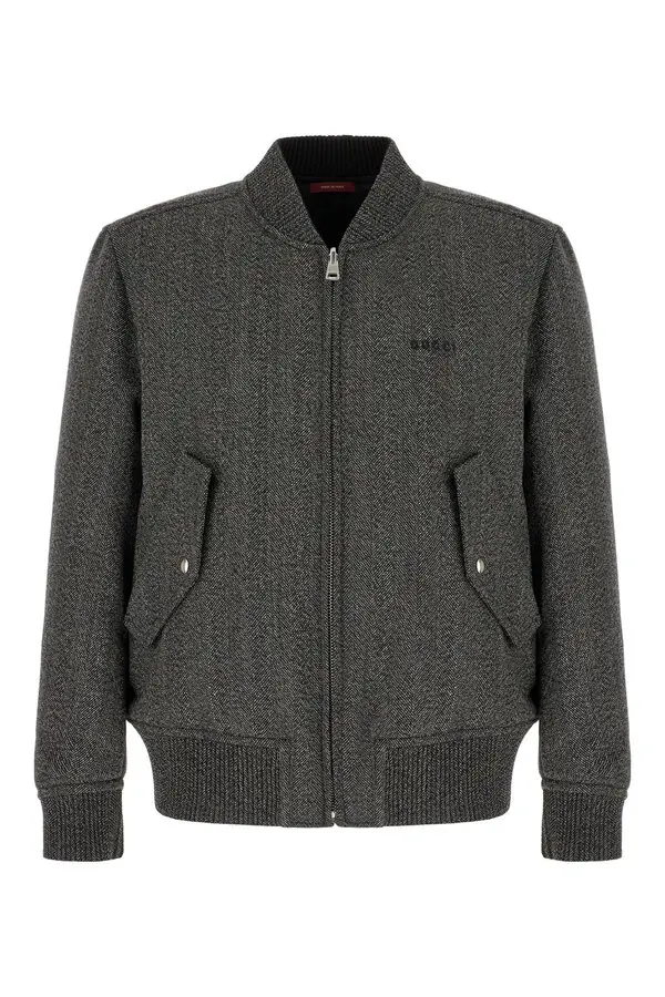 Gucci Bomber Jacket With Zip Up Closure