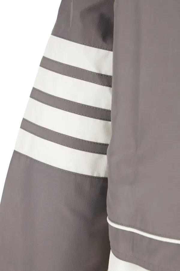 Thom Browne Zip-up Jacket With Signature Stripes