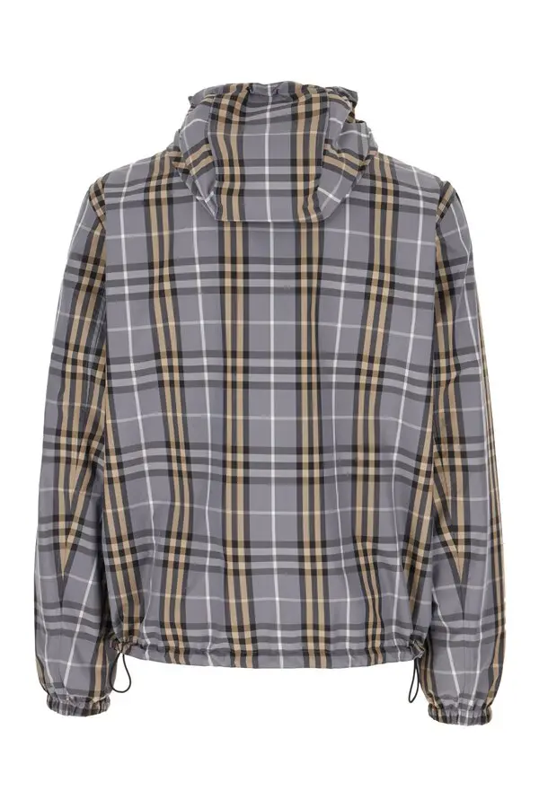 Burberry Plaid Zip-up Jacket