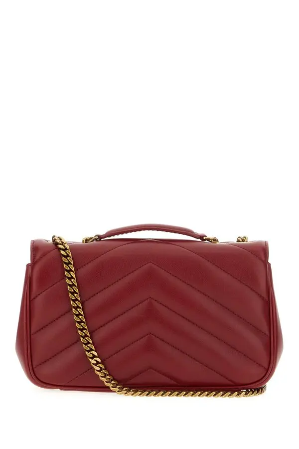 Saint Laurent Quilted Leather Shoulder Bag - Multicolor