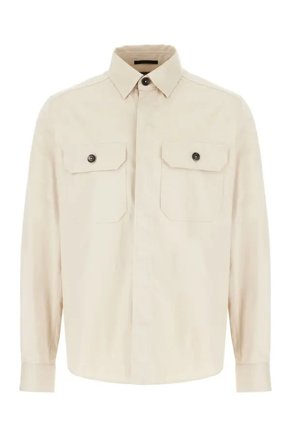 Zegna Jacket With Classic Collar And Button Details - Multicolor
