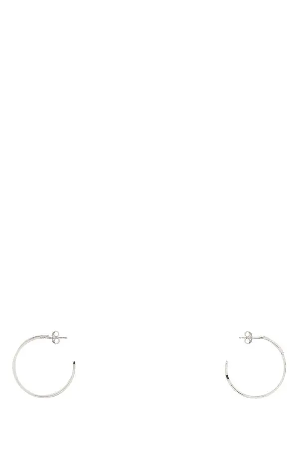 Givenchy Metal Tape Earrings - Silver