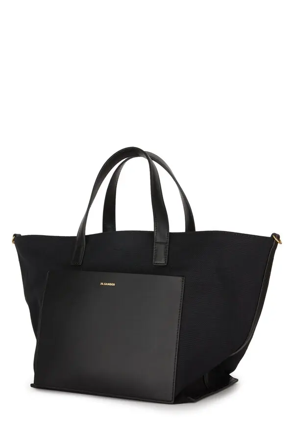 JIL SANDER Tote Bag With Leather Pocket