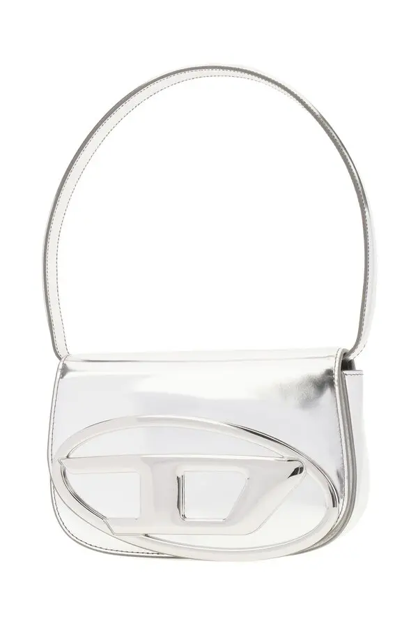 DIESEL® Silver Tone Logo Handbag - Multicolor