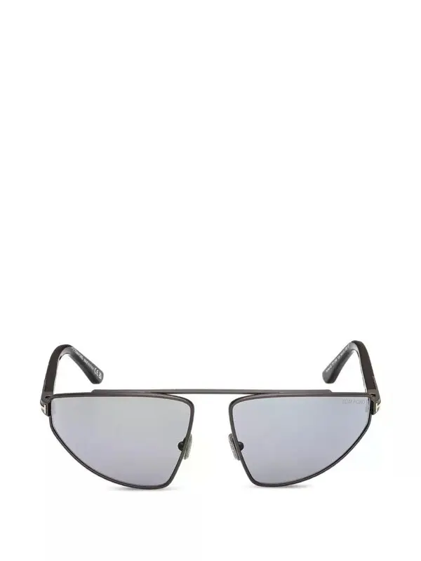 TOM FORD Geometric Frame Sunglasses - Grey