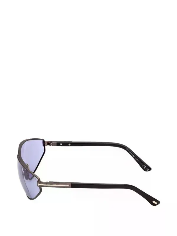TOM FORD Geometric Frame Sunglasses - Grey